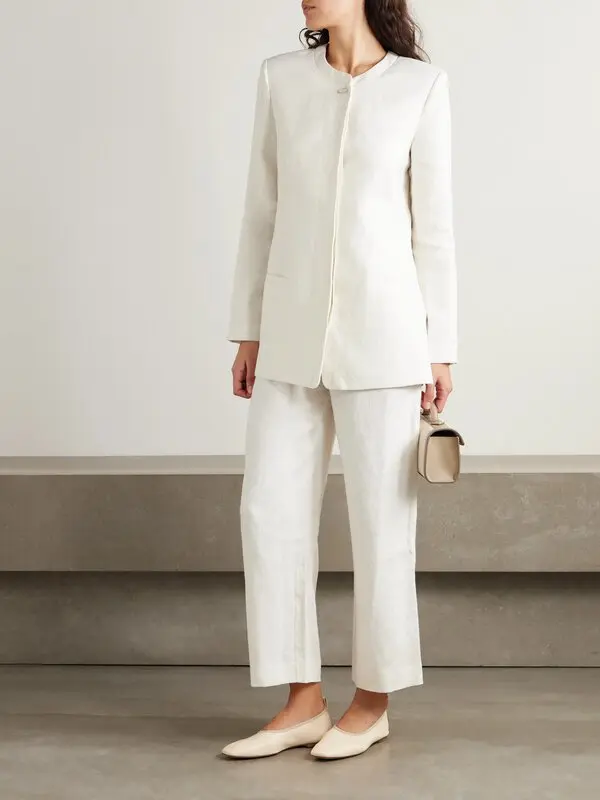 Posse Edie Linen Blazer - Neutrals