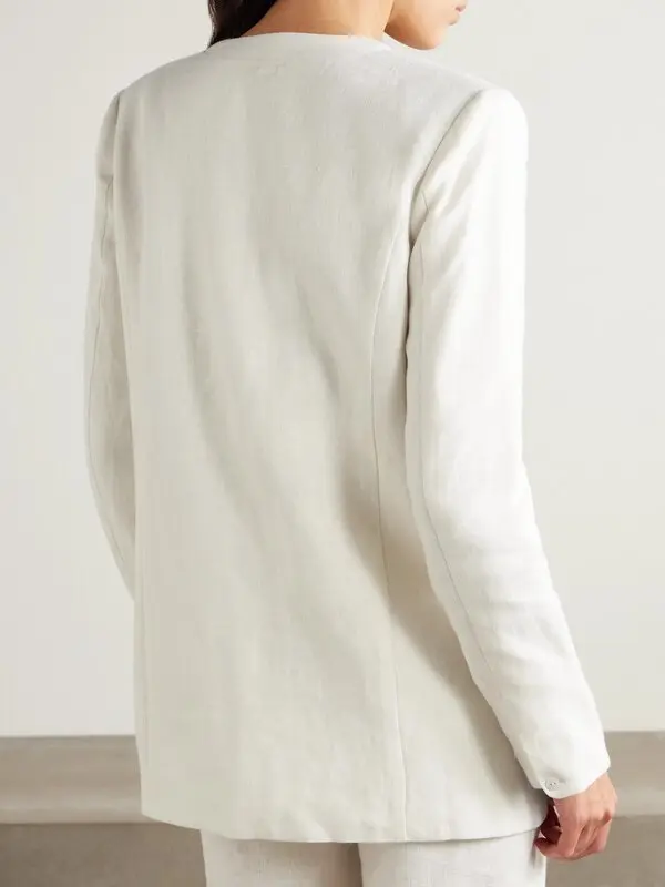 Posse Edie Linen Blazer - Neutrals