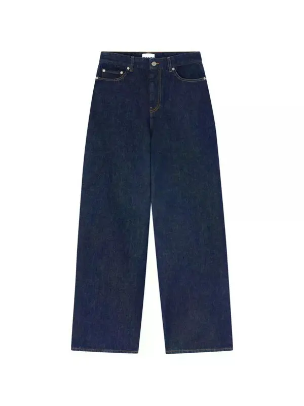 GANNI Lari Jeans In Dark Rinse Denim