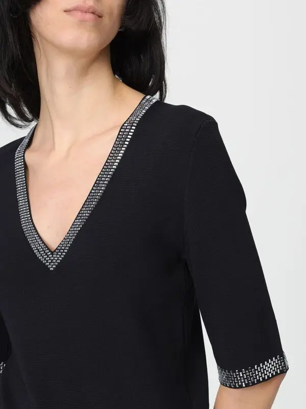Liu Jo Embellished V-neck Sweater