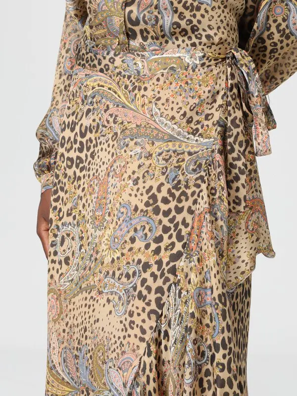 Etro Printed Wrap Skirt