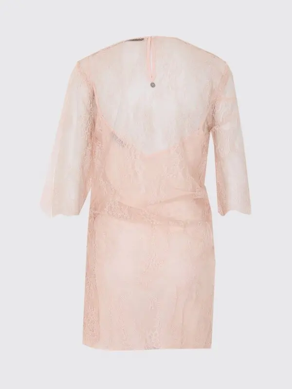 Liu Jo Lace Embellished Mini Dress - Pink