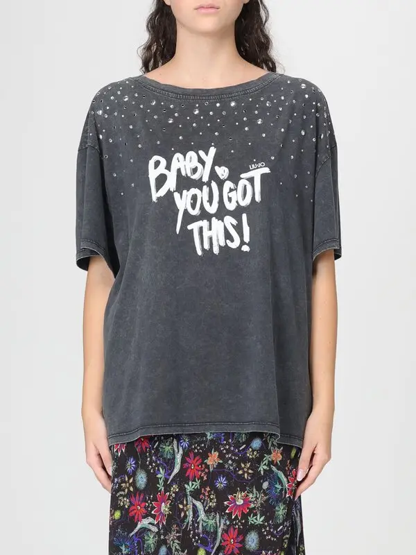 Liu Jo Embellished Graphic T-shirt