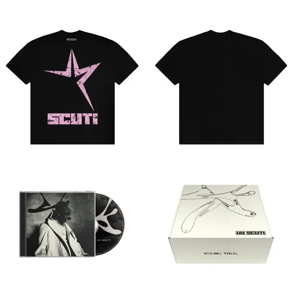 SP5DER Pink Star Tee Box Set - Black