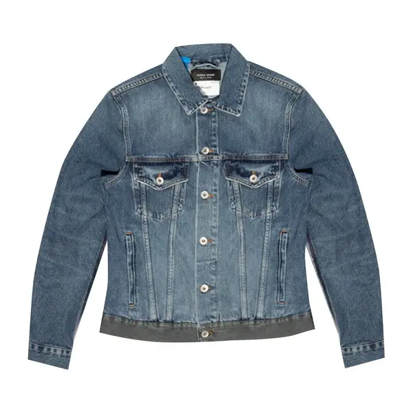 PURPLE BRAND Framis Fray Denim Jacket