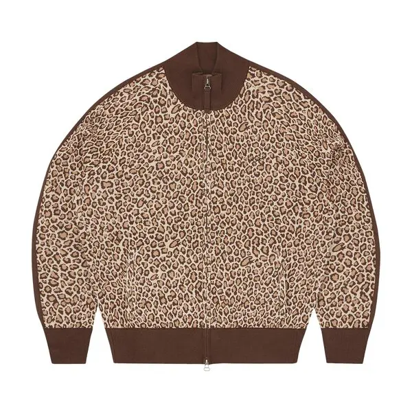 CORTEIZ Vvs Leopard Jacquard Knit Zip Up