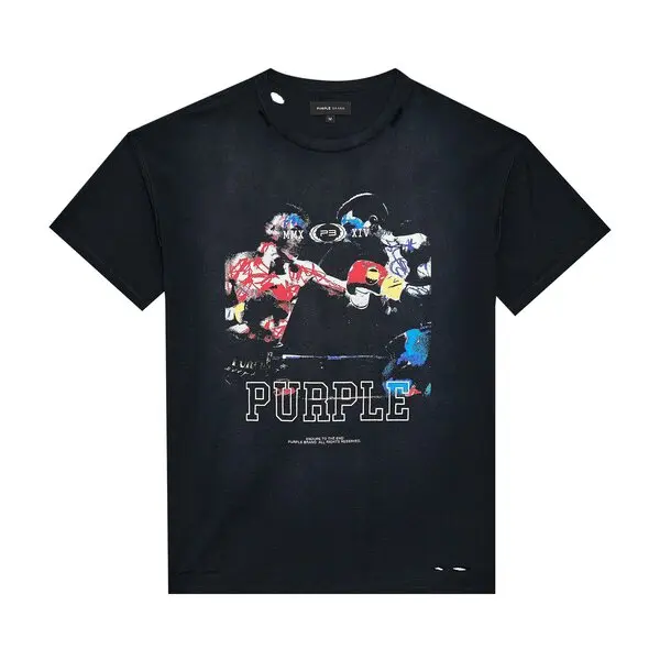 PURPLE BRAND Textured Inside Out T-shirt