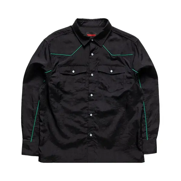 PLEASURES Nylon Western Button-up Shirt