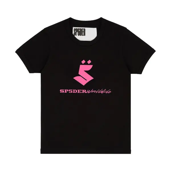 SP5DER 5uki Baby Tee - Black