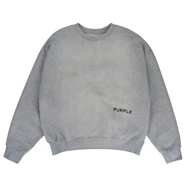 PURPLE BRAND Fleece Crewneck Sweatshirt