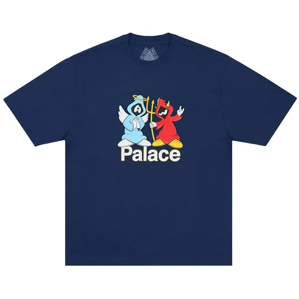 PALACE Right And Wrong T-shirt - Blue