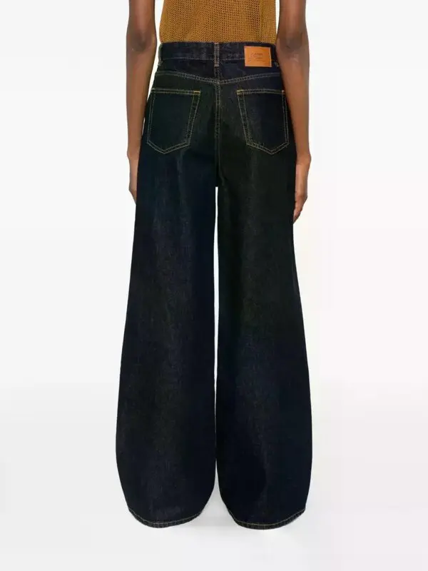 GANNI Isey Five-pocket Jeans - Blue