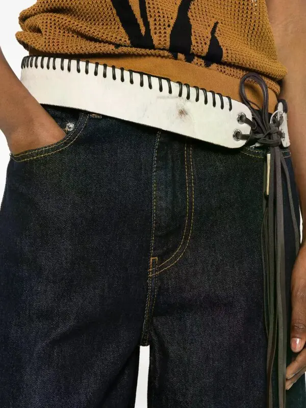 GANNI Isey Five-pocket Jeans - Blue