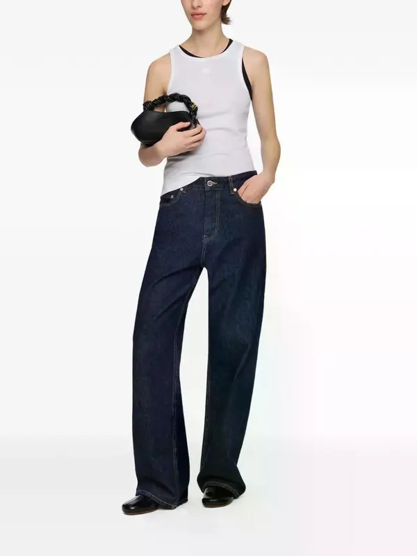 GANNI Isey Five-pocket Jeans - Blue