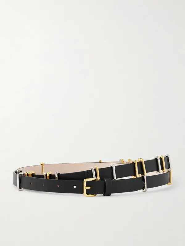 DEHANCHE Richa Leather Belt - Black