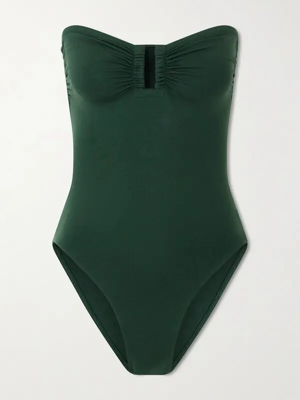 ERES Les Essentiels Cassiopée Bandeau Swimsuit - Green