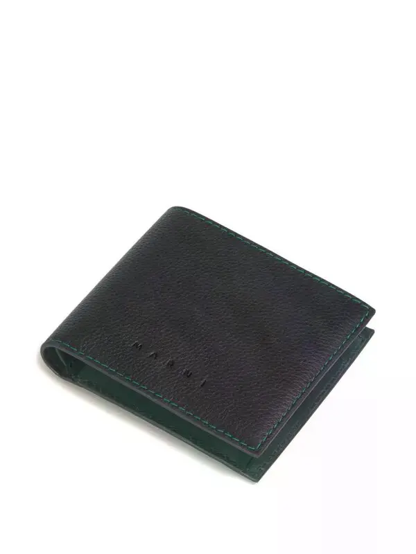 Marni Pebbled-stitched Leather Wallet
