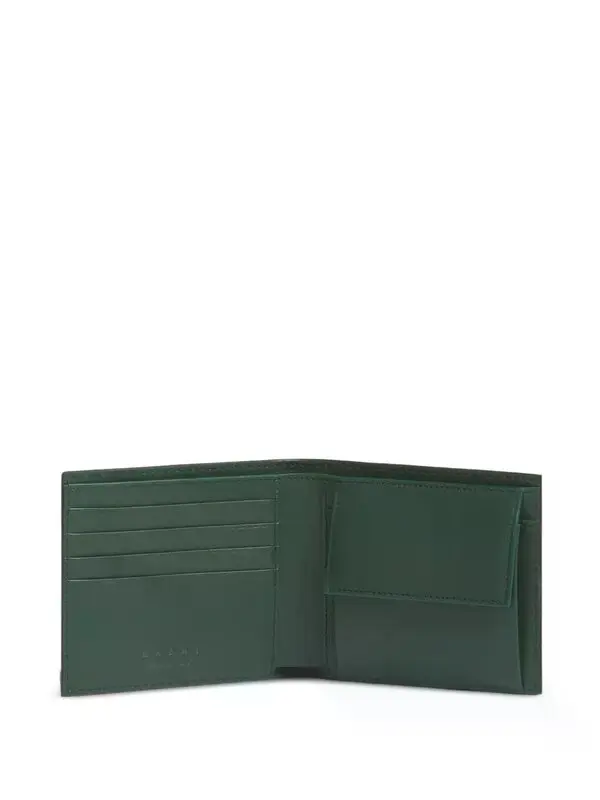 Marni Pebbled-stitched Leather Wallet
