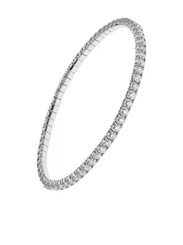 JEWELS AFICIONADO 18k White Gold Diamond Bracelet