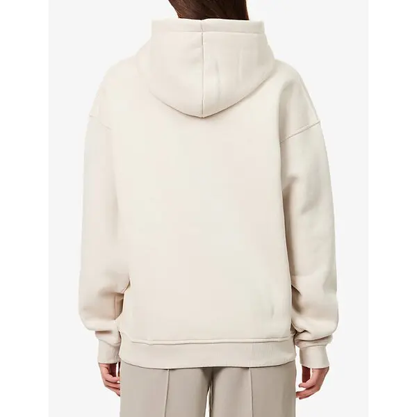 TALA Relaxed-fit Embroidered-logo Hoodie - Shell