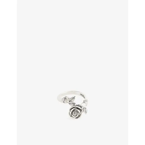 Emanuele Bicocchi Spiral Rose Ring - Silver