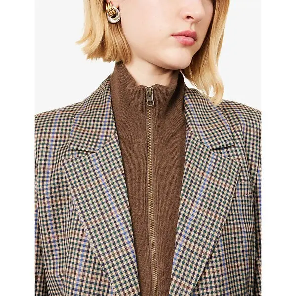 Veronica Beard Uptown Dickey Wool And Cashmere-blend Collar
