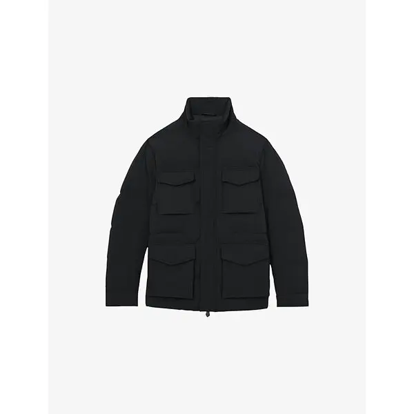 REISS Mercury Four-pocket Puffer Jacket