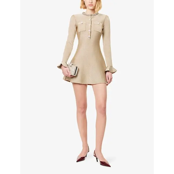 SELF-PORTRAIT Knitted Mini Dress
