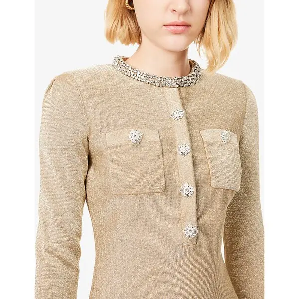 SELF-PORTRAIT Knitted Mini Dress