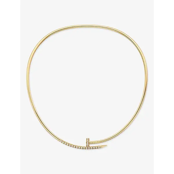 CARTIER Juste Un Clou Diamond Necklace - Yellow Gold