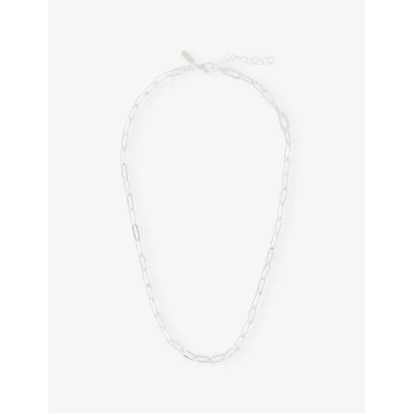 COMMONLINES Paper Link Chain 925 Sterling Necklace - Silver