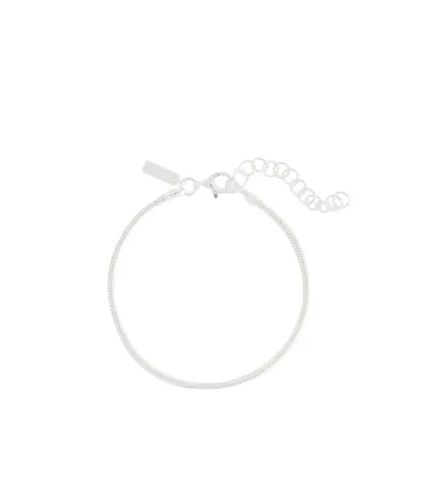 COMMONLINES 925 Sterling Snake Chain Bracelet - Silver