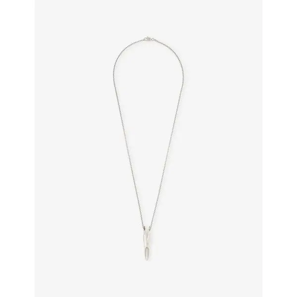 Tateossian X Zaha Hadid Tyne Pendant Necklace - Silver Colour