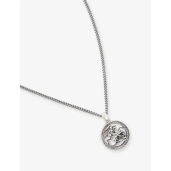 SERGE DENIMES St George Sterling Pendant Necklace