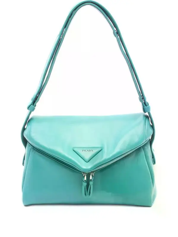 Prada 2010 Padded Nappa Leather Shoulder Bag