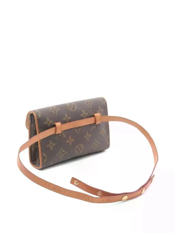 LOUIS VUITTON Florentine Monogram Clutch Bag - Brown