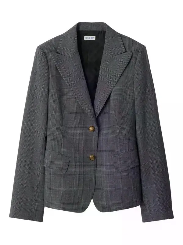 Burberry Single-breasted Wool Blazer