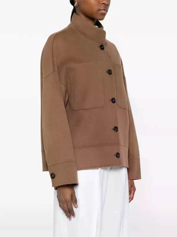 Max Mara Renna Patch-pocket Jacket - Brown