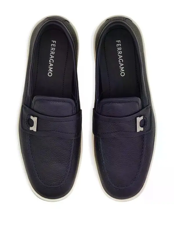 FERRAGAMO Gancini-buckle Loafers