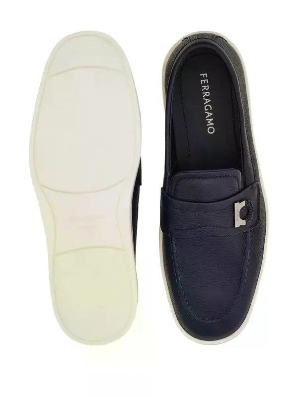 FERRAGAMO Gancini-buckle Loafers
