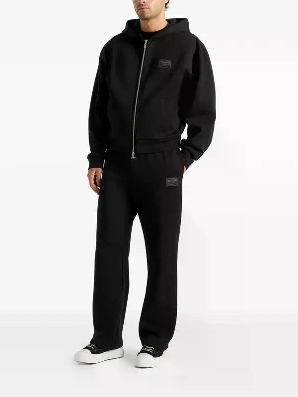 Manière De Voir Avery Logo-patch Wide-leg Track Pants