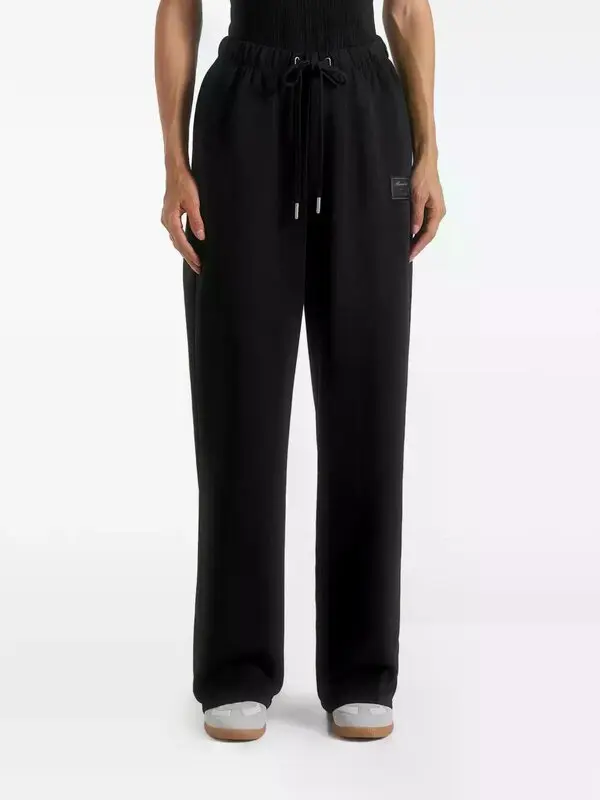 Manière De Voir Avery Logo-patch Wide-leg Track Pants