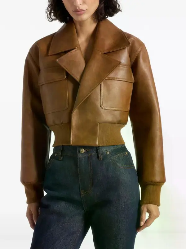 Manière De Voir Lapel Bomber Jacket