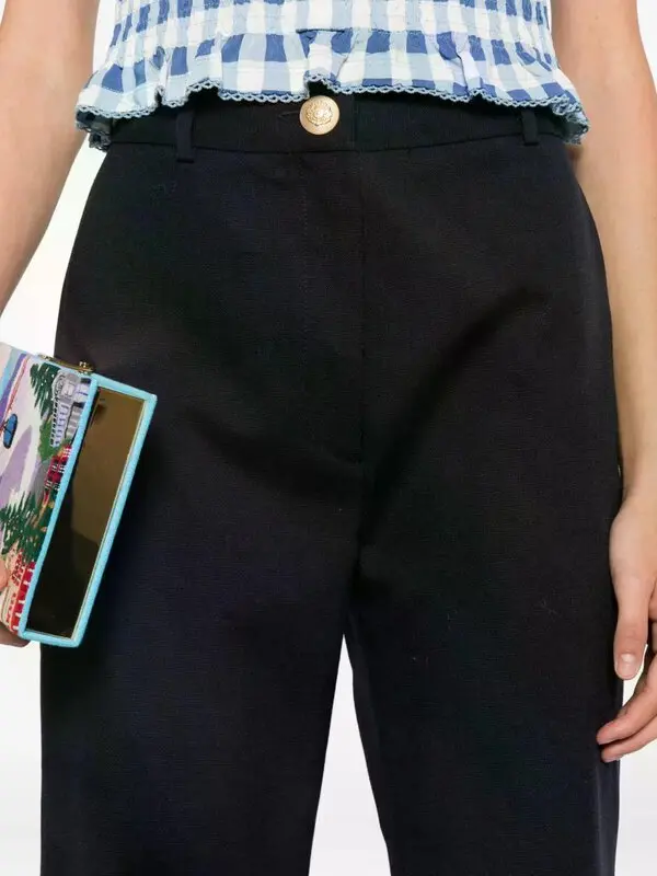 Sandro Wide-leg Wool Blend Trousers