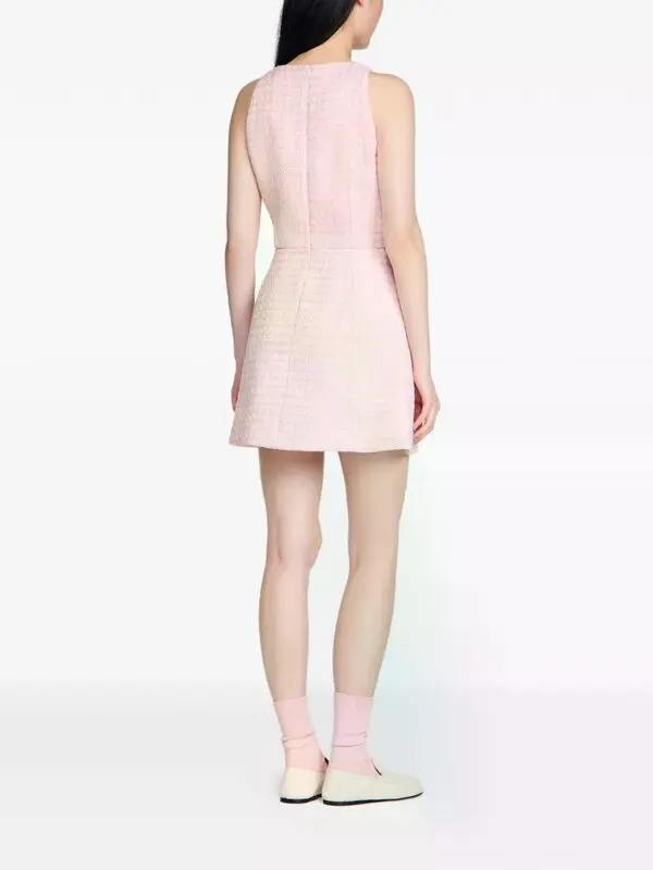 Sandro Sequin Embellished Tweed Mini Dress