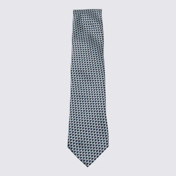 Zegna Silk Neck Tie - Blue