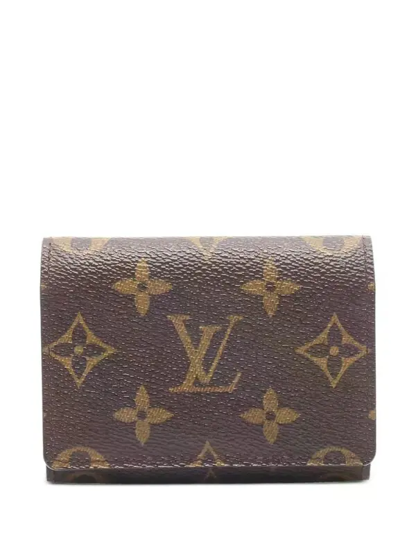 LOUIS VUITTON 2005 Amberop Cult De Visit Monogram Wallet - Brown