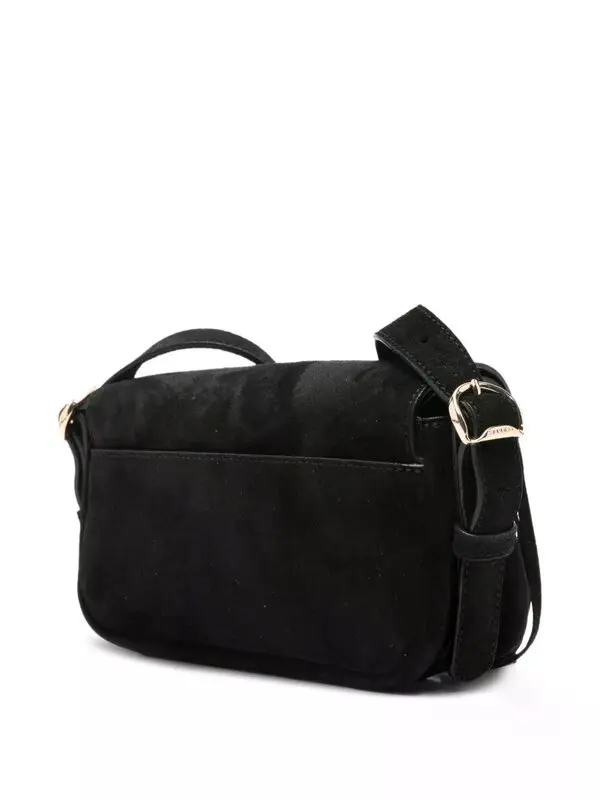 Sandro Mini Fringed Crossbody Bag - Black