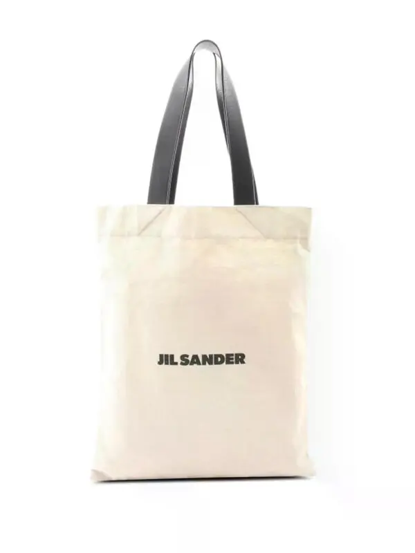 JIL SANDER 2010s Logo-print Tote Bag