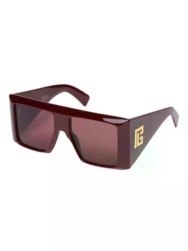 Balmain B-stage Square-frame Sunglasses - Brown